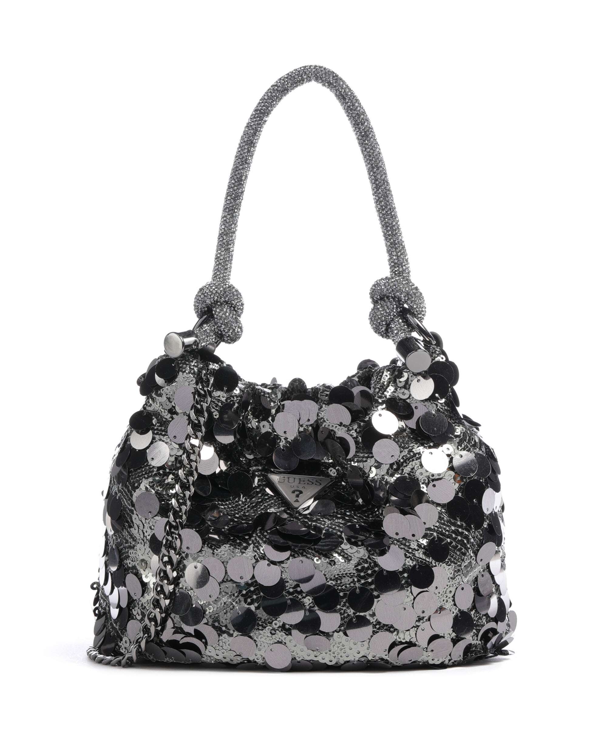 Guess Holiday Bucket bag Polyester pewter - HWEM9538750-PEW – WARDOW