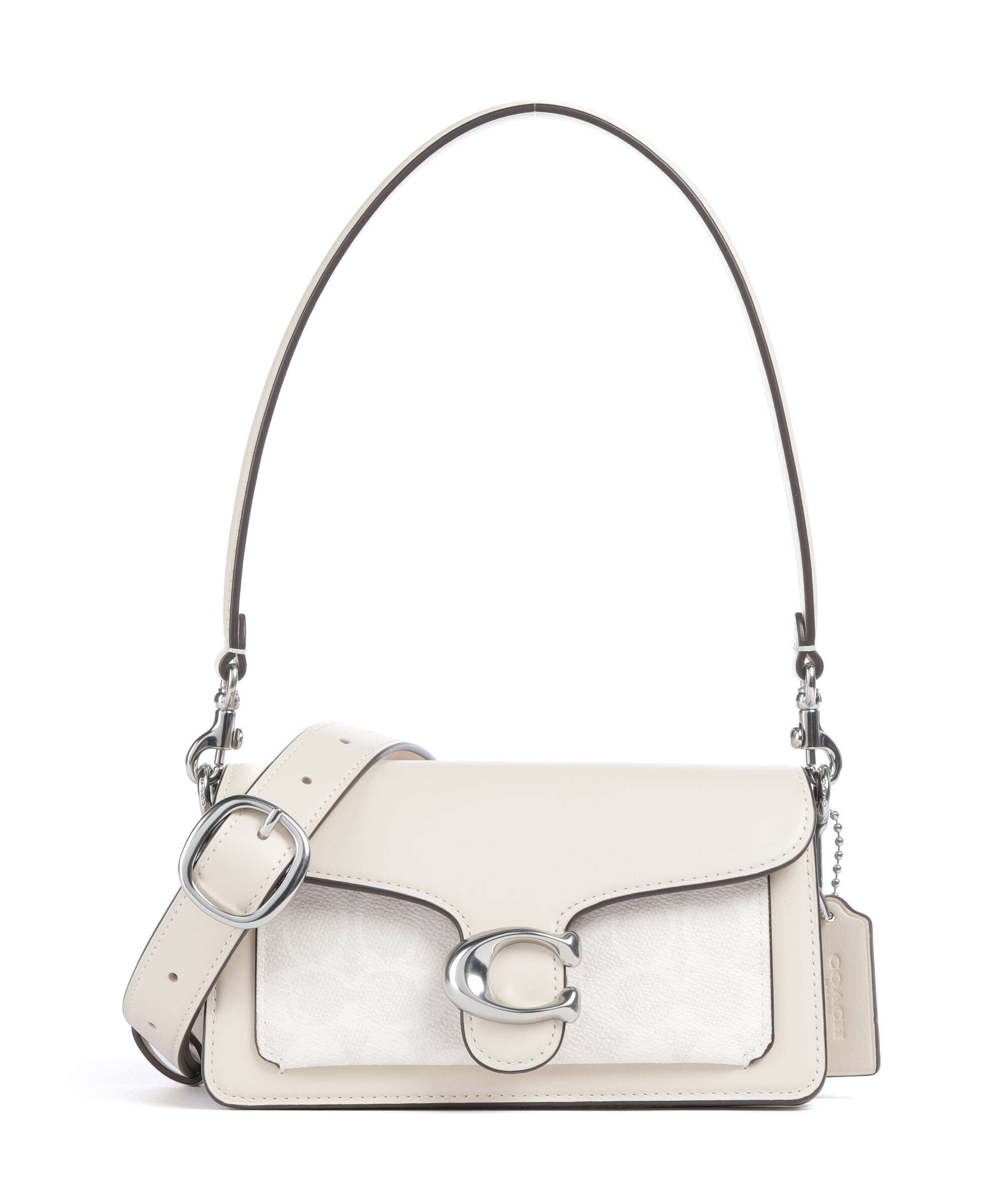 Coach Tabby 20 Schultertasche fein genarbtes Rindsleder, Canvas white ...