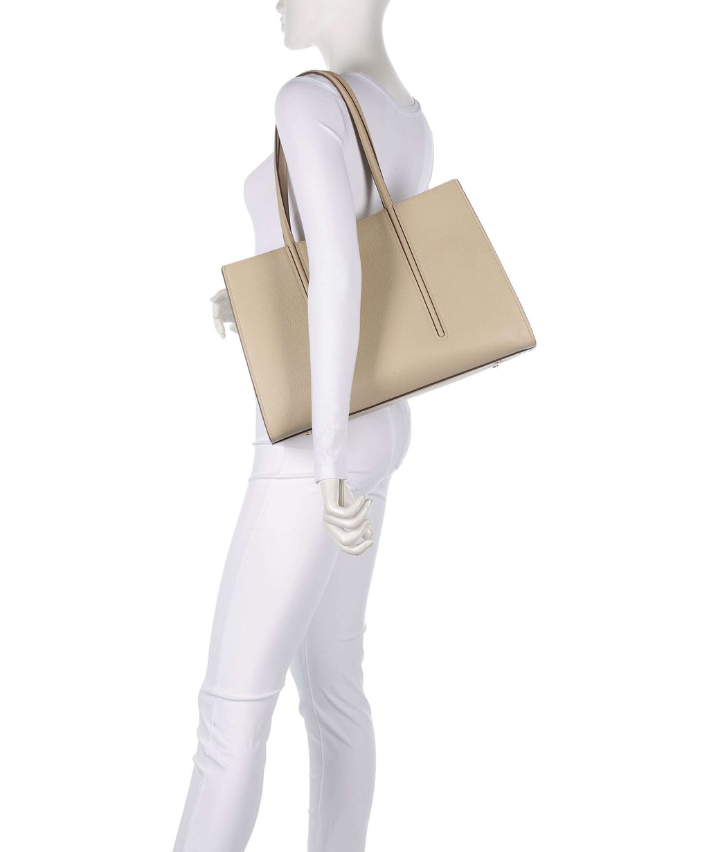 Radley London Portland Place Tote bag grained cow leather stone ...